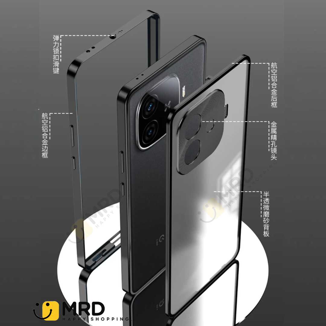 iQOO Z9 Turbo Plus Aluminum Alloy Pop-Up Snap Lock Case - MR Digital ...